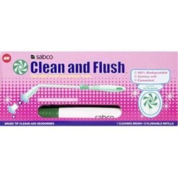 Sabco Clean And Flush Toilet Brush System - Walmart.com