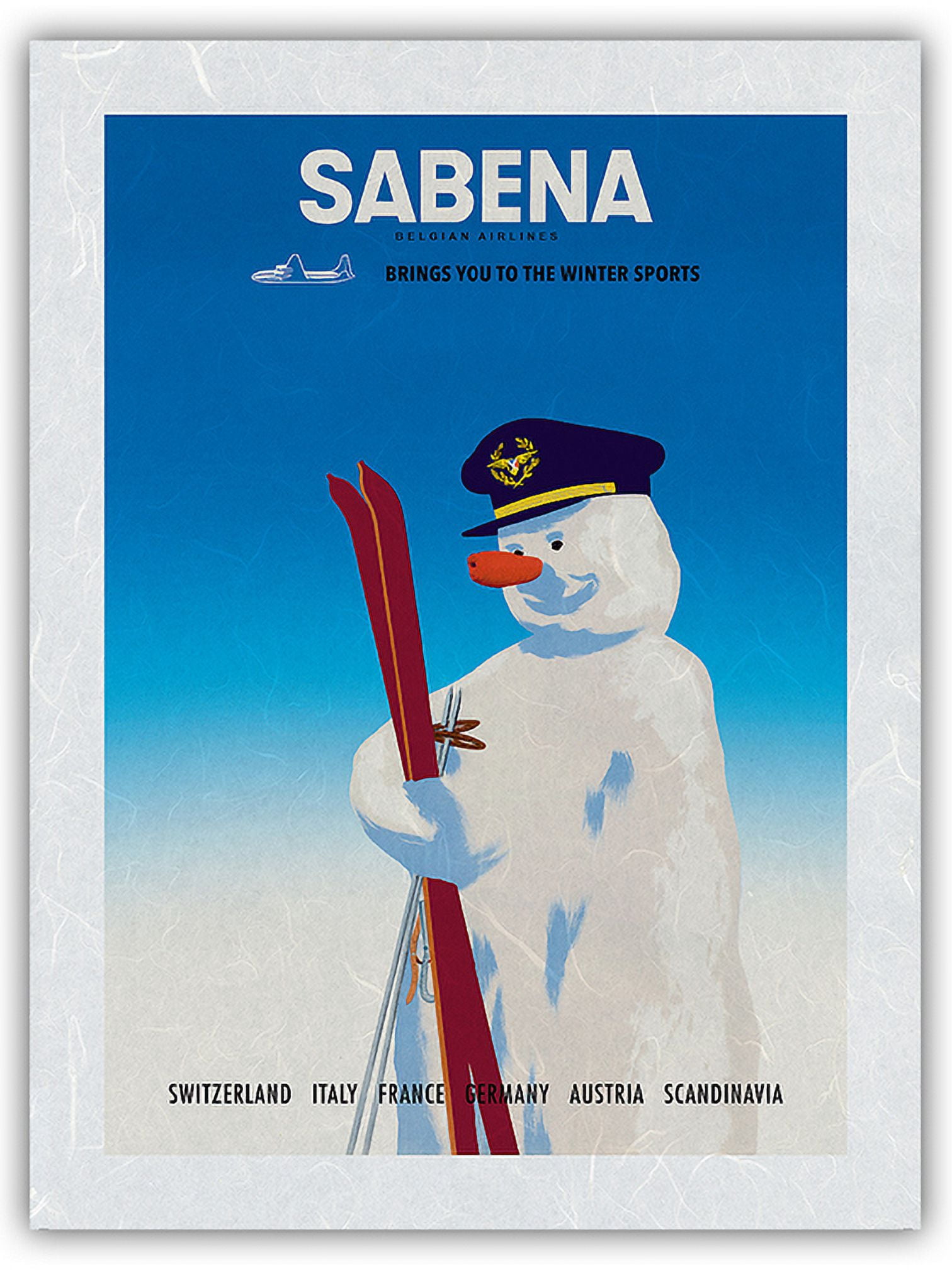 Sabena Brings You to The Winter Sports - Sabena Belgian World Airlines ...