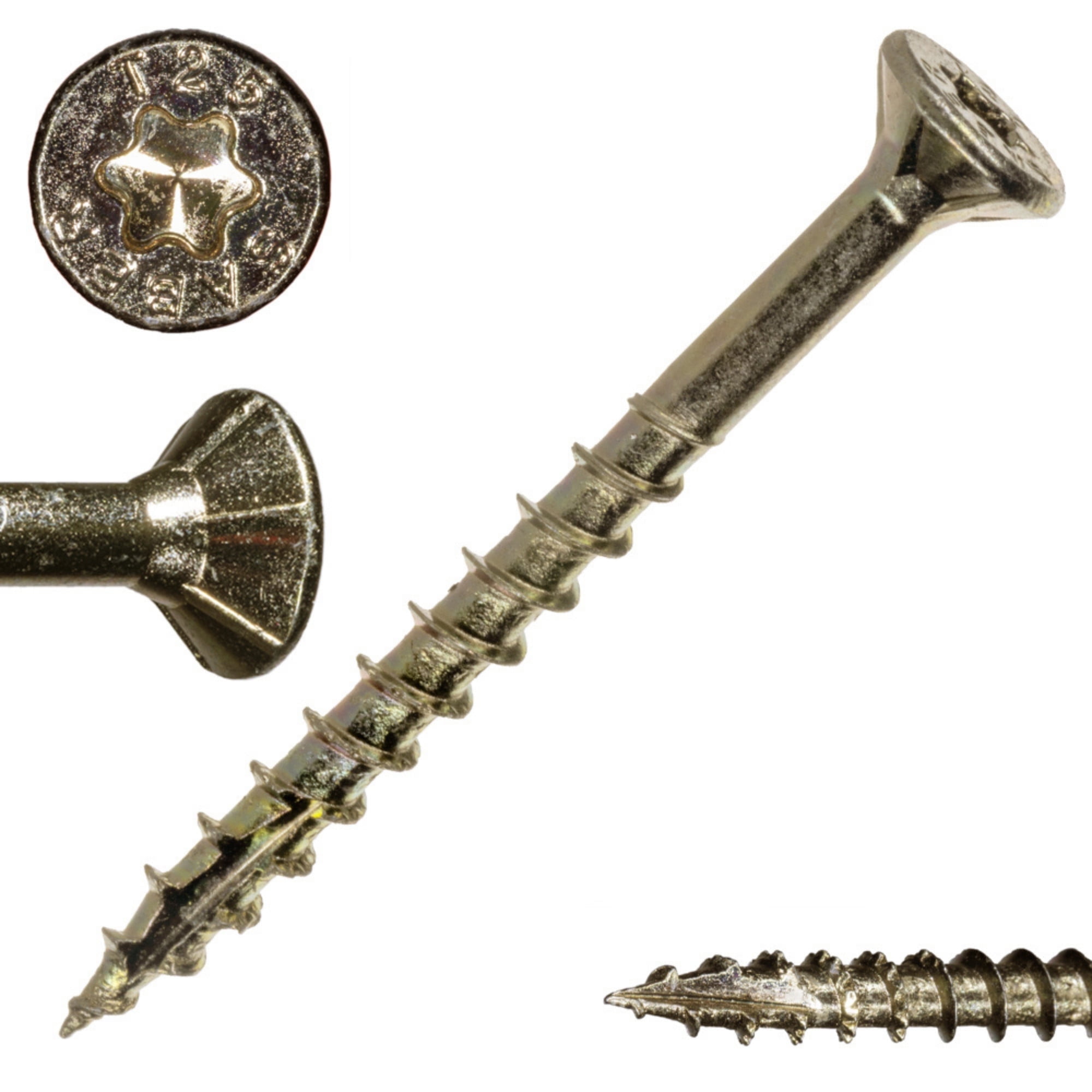 Saber Drive #8 x 1-3/4" Multi-Purpose Construction Screws, Approx. 830 ...