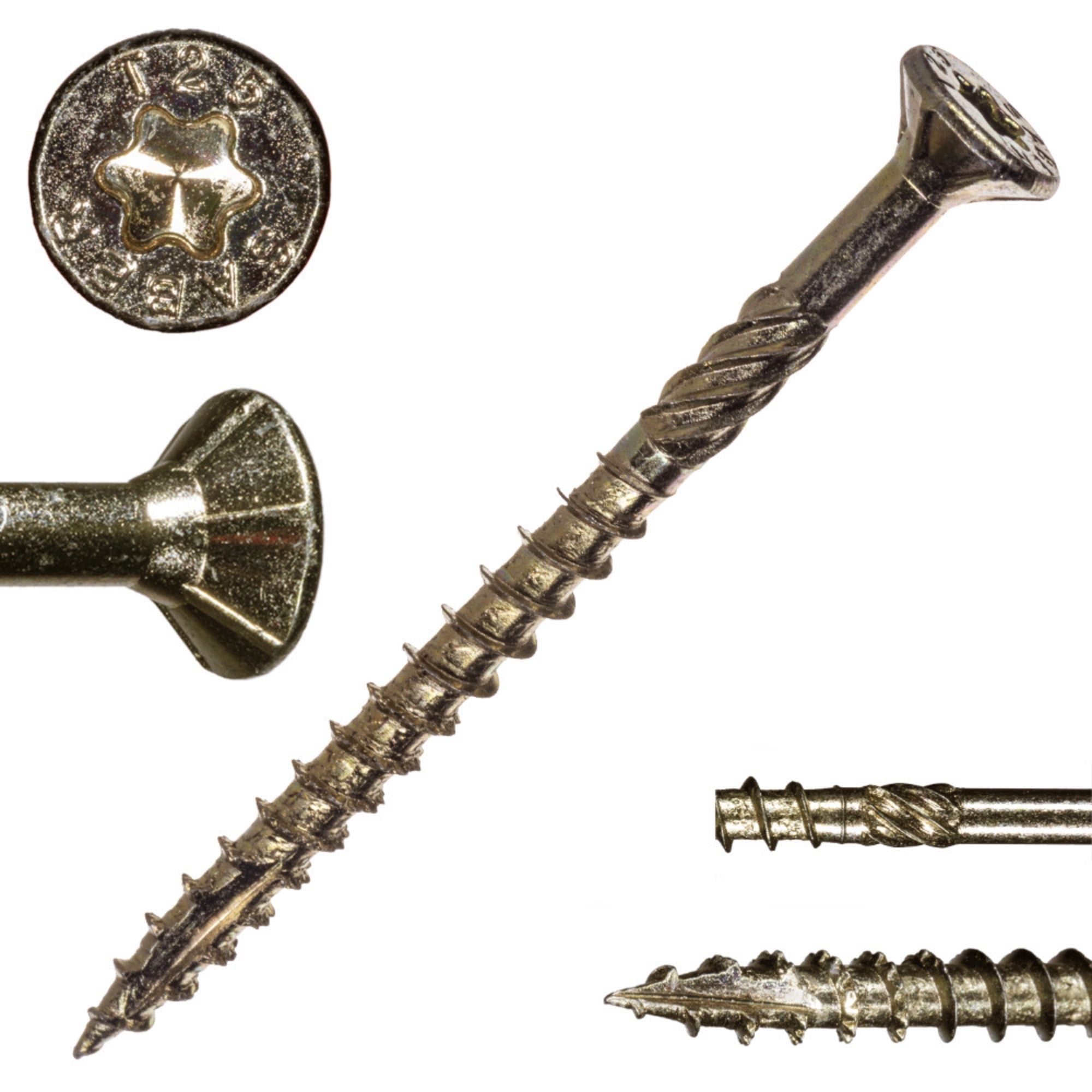 Saber Drive #9 x 2-1/2" Star Drive Multi-Purpose Construction Screws ...