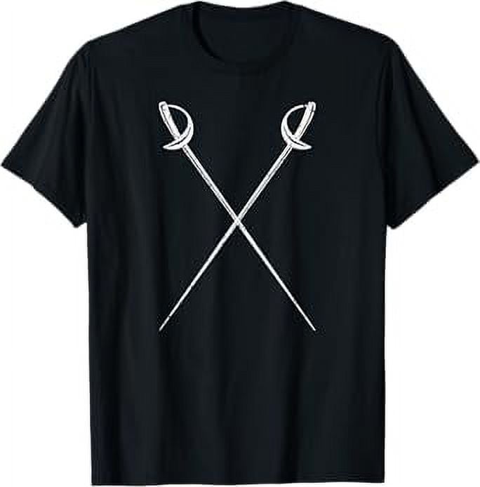 Saber Fencing Sport Lover Fencer Athlete Sword Fight Fencers T-Shirt ...