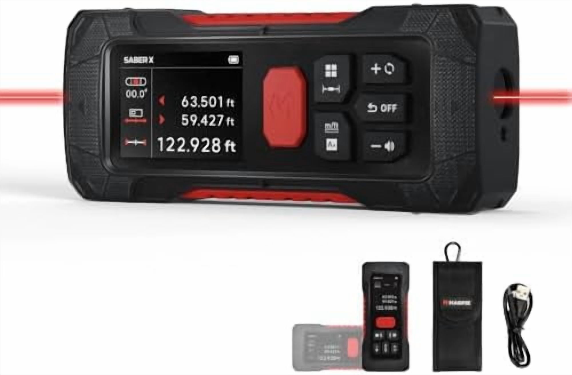 Saber X: The Dual Laser Distance Meter with Optimum Efficiency 2mm, The ...