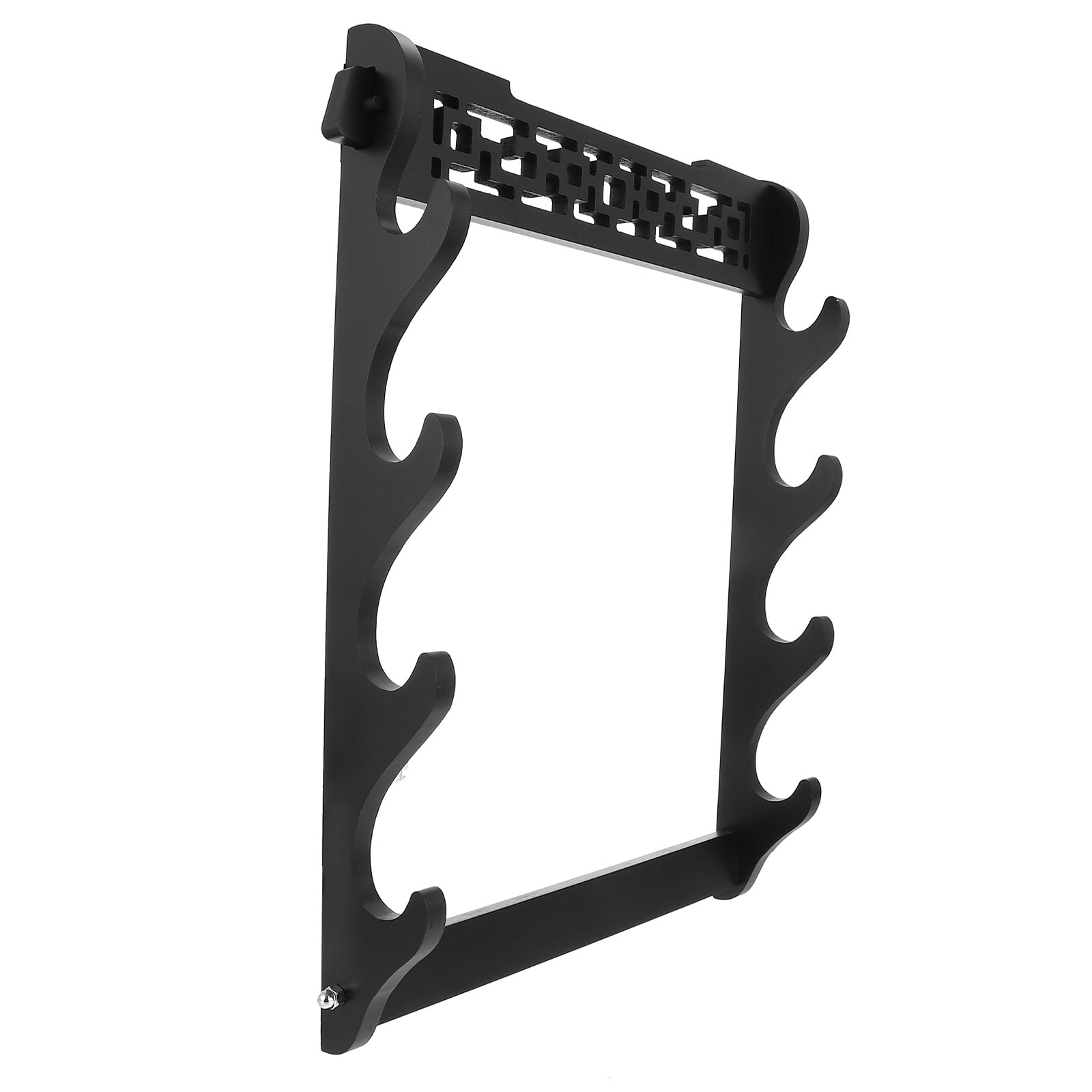 GETAJGHSD Sword Stand Holder Wall Mounted Black Wood 1 Set 18.9X15X3 In ...