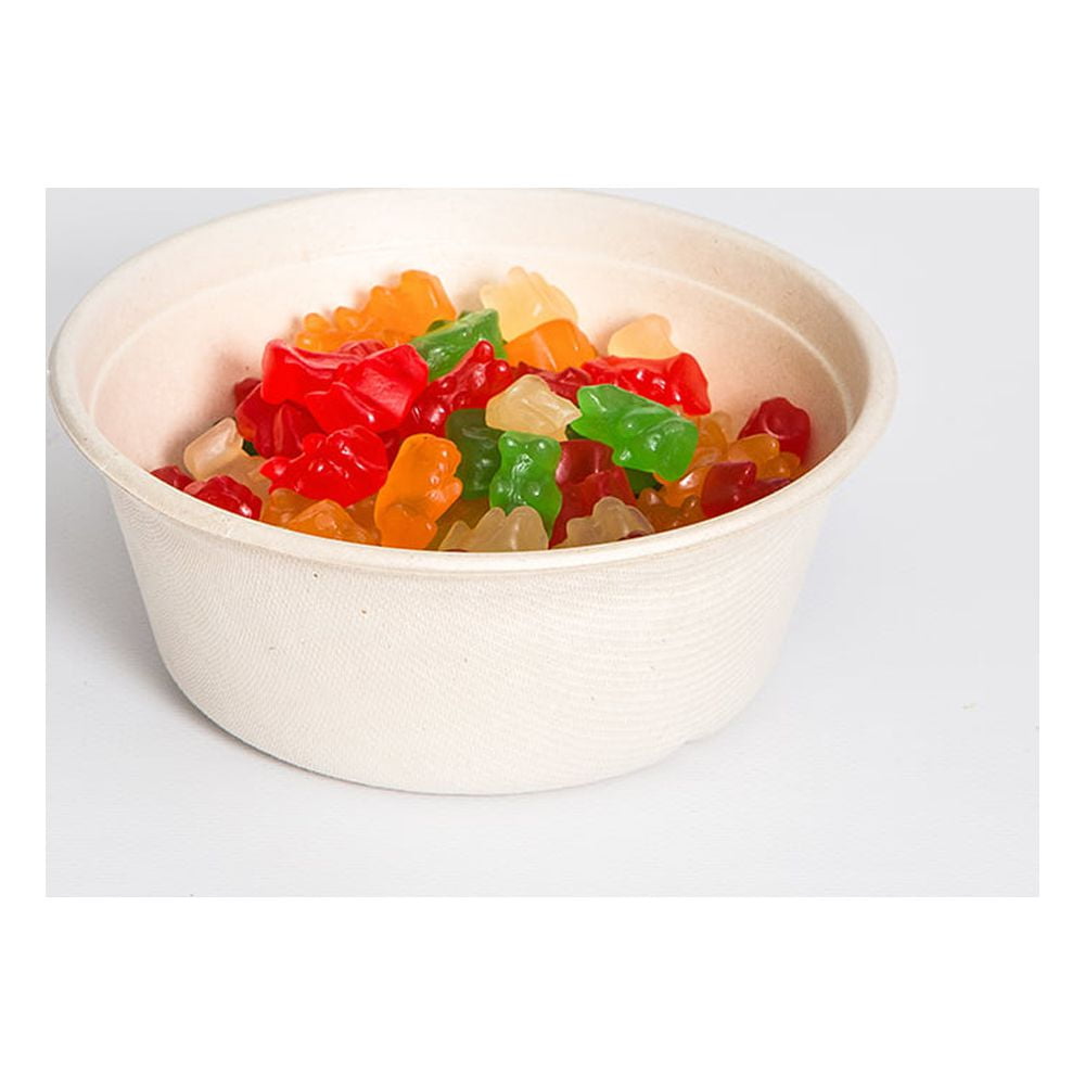 Sabert TerraPac 16 oz Round, Natural Pulp Fiber Bowl, Eco-friendly and ...