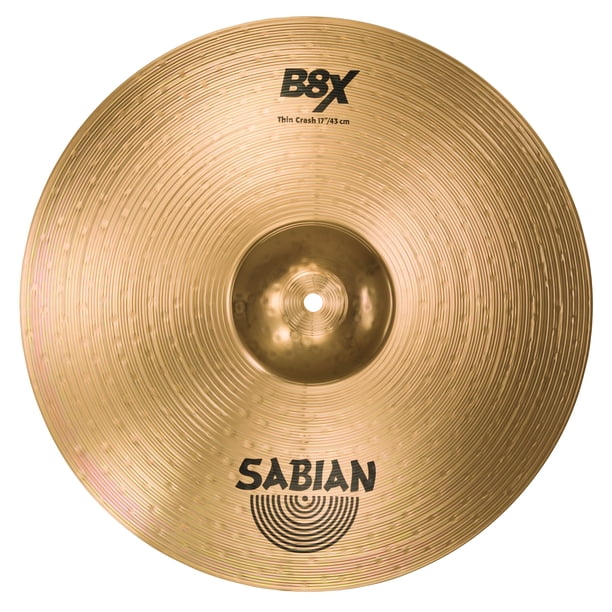 Sabian B8X 17 Inch Thin Crash Cymbal - Walmart Business Supplies