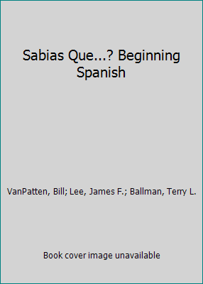 Pre-Owned Sabias Que-- ?: Beginning Spanish (Hardcover) 0072310944 ...