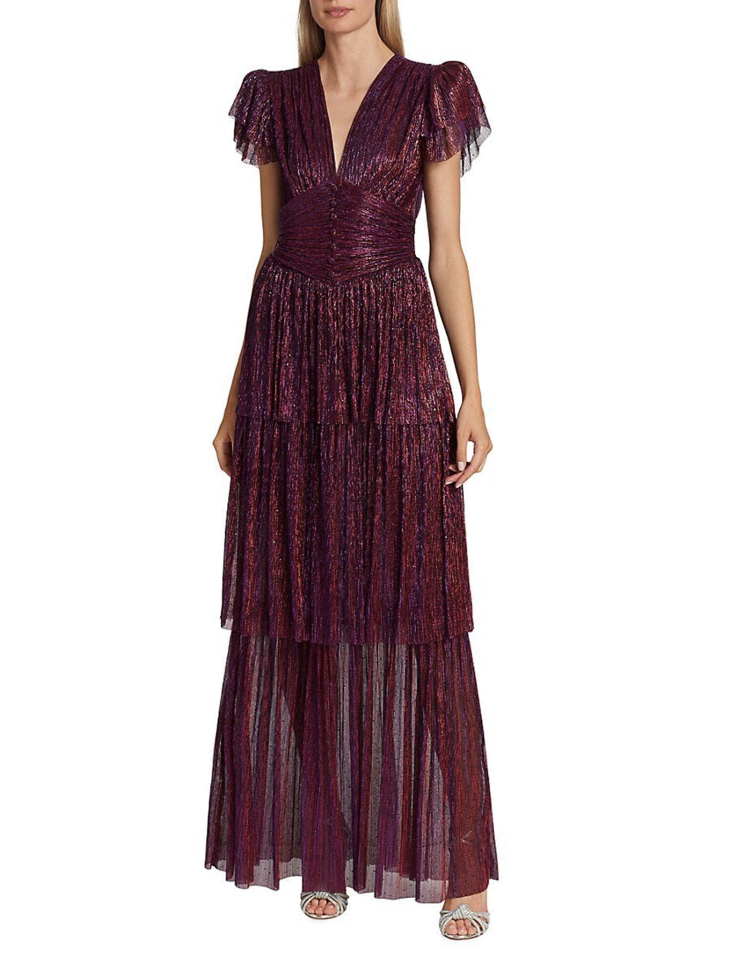 Sabina Musayev Sarah Tiered Sequined Dress - Walmart.com