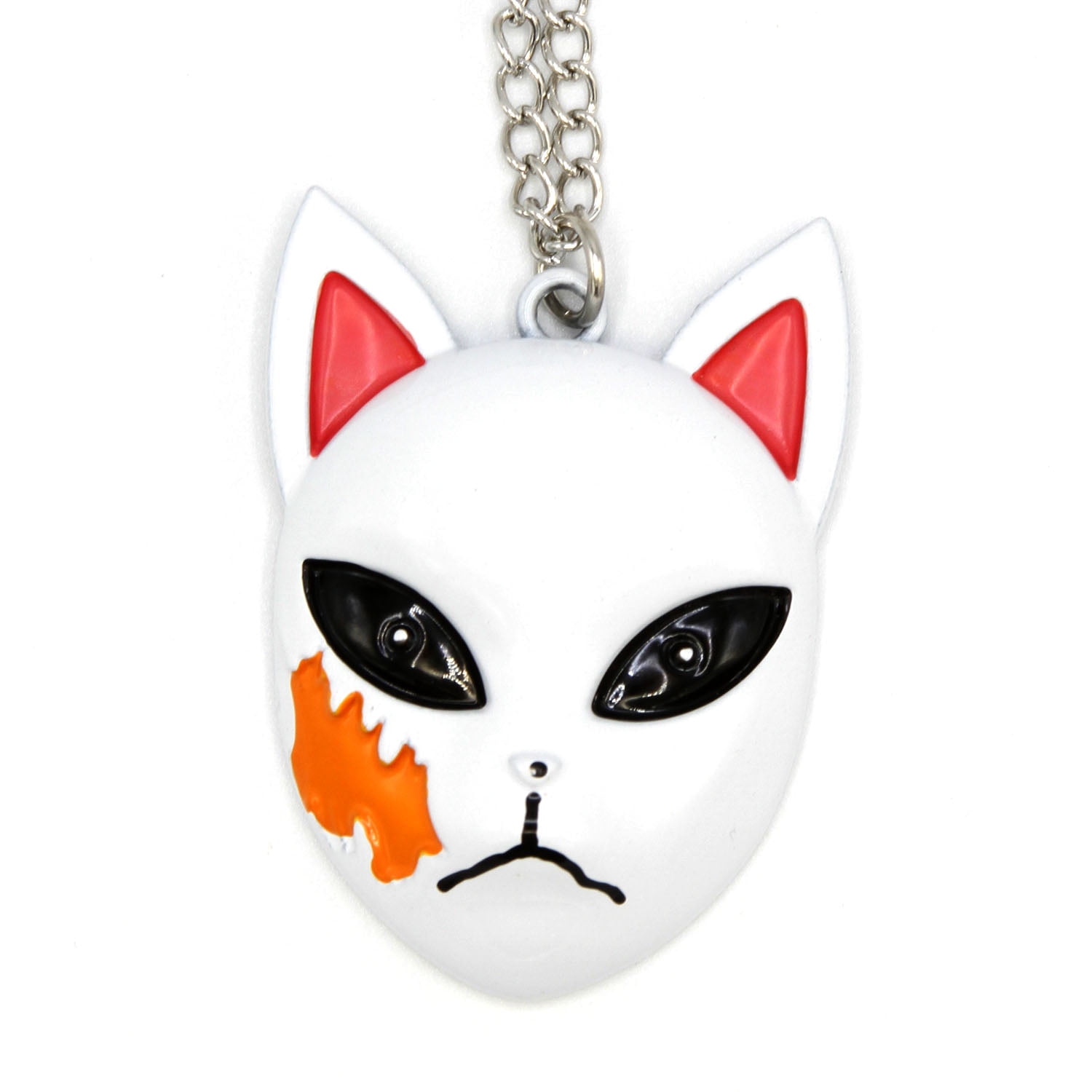Sabito's Fox Mask - Demon Slayer 2" Necklace Pendant - Walmart.com