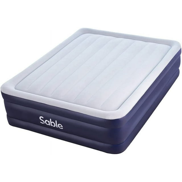 Sable Twin XL Air Mattress with Built-in Pump, 18" Inflatable Bed ...