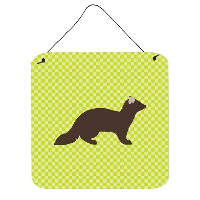 Sable Marten Green Wall or Door Hanging Prints, 6 x 6 in. - Walmart.com