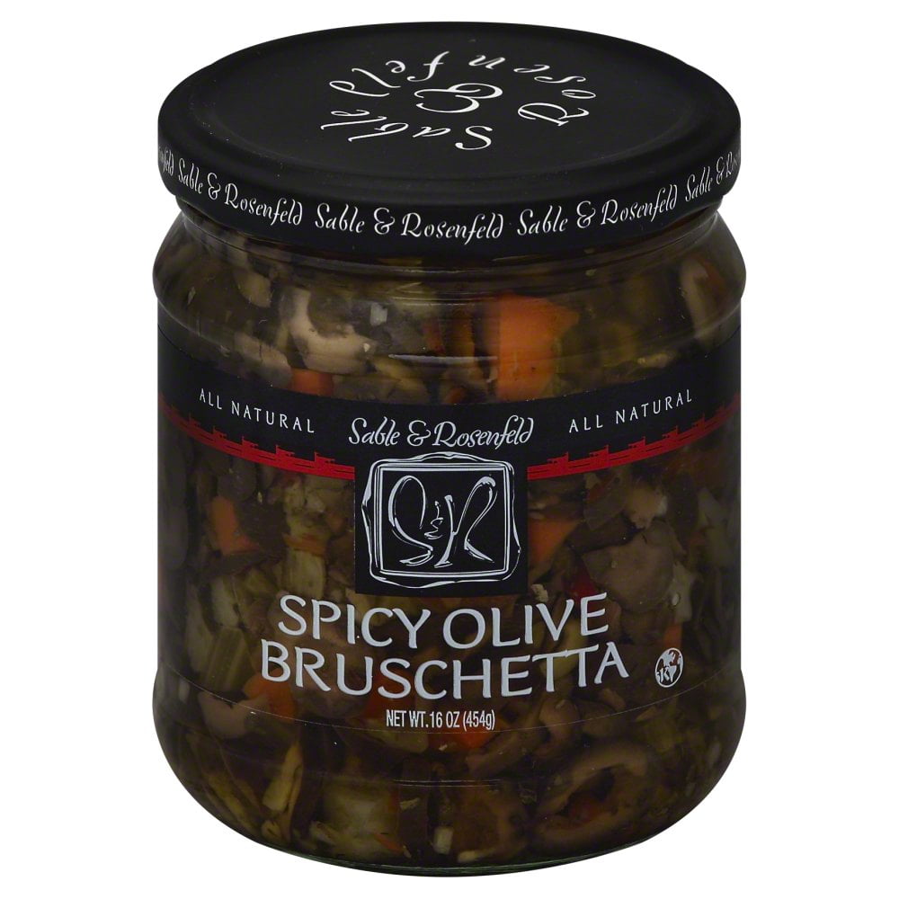 Sable & Rosenfeld Spicy Bruschetta 16 Oz Jar - Walmart.com
