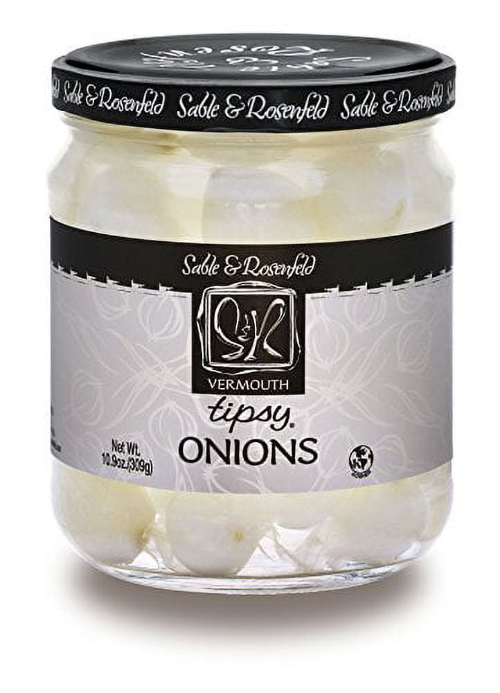 Sable & Rosenfeld Tipsy Onions, Pickled Martini Onions in Vermouth, 10. ...