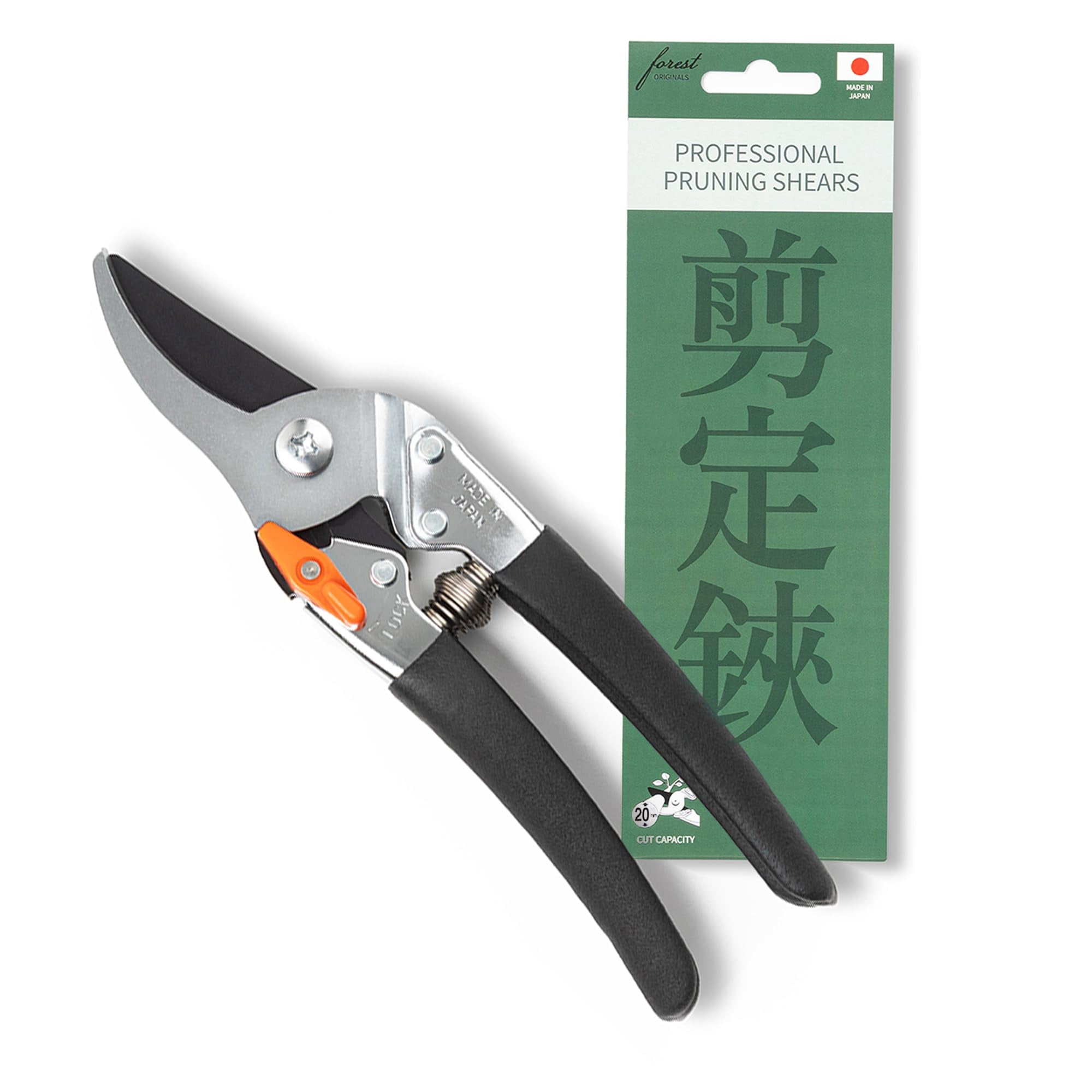 Saboten Japan 7.9" Japanese JKF25 Pruning Shears - Premium Rust ...