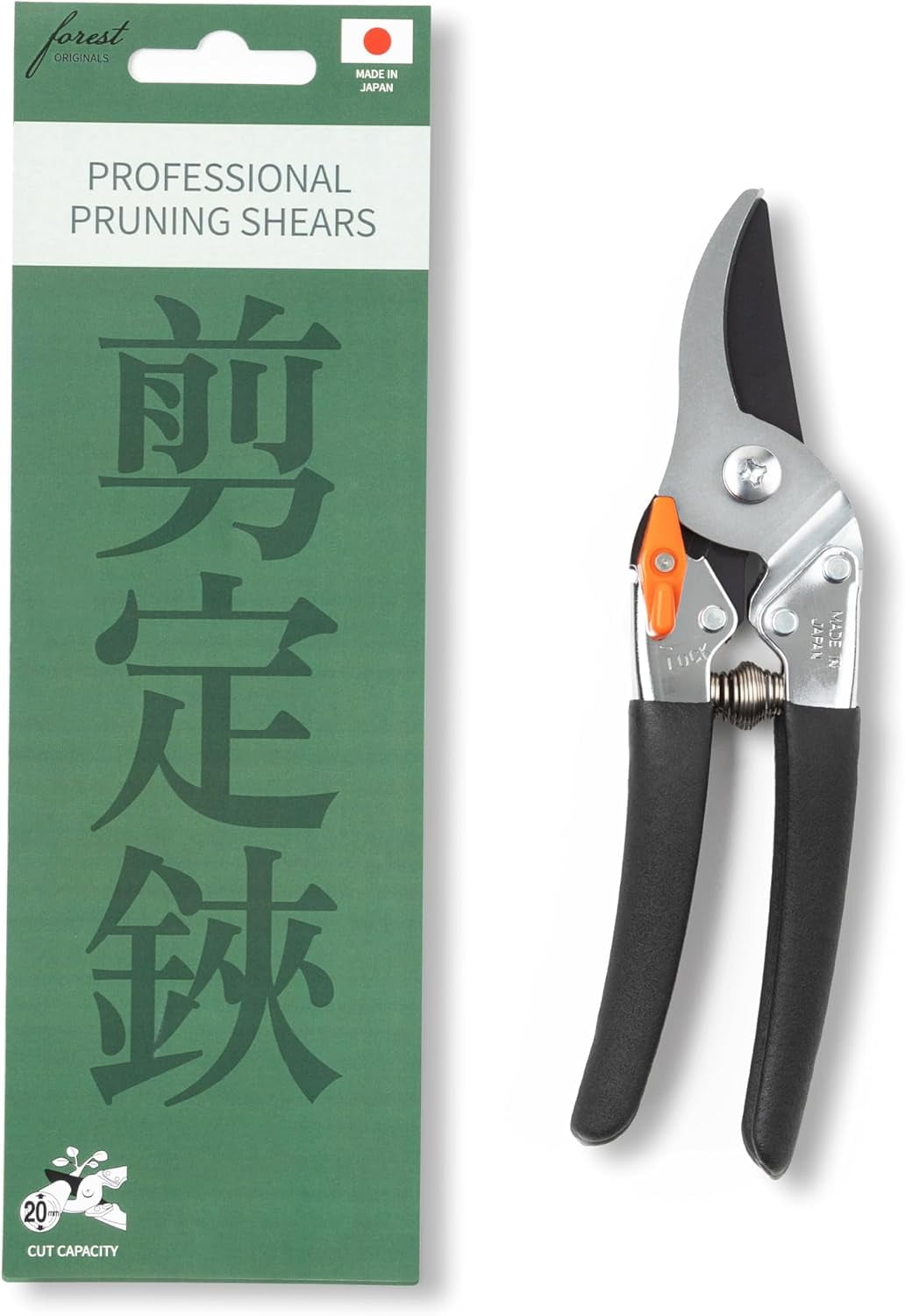 Saboten Japan 7.9" Japanese Pruning Shears - Premium Steel Blades, Rust ...