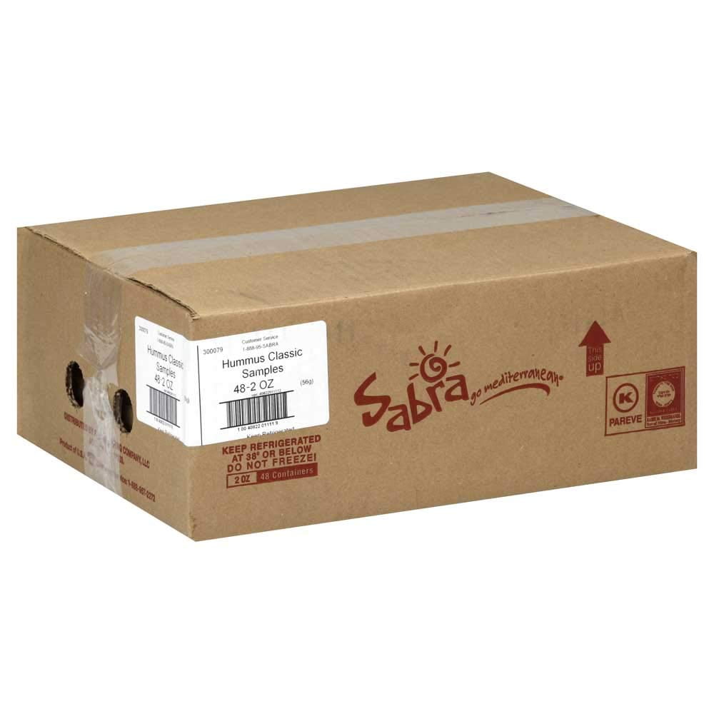 Sabra Classic Grab and Go Hummus, 2 Ounce - 48 per case. - Walmart.com