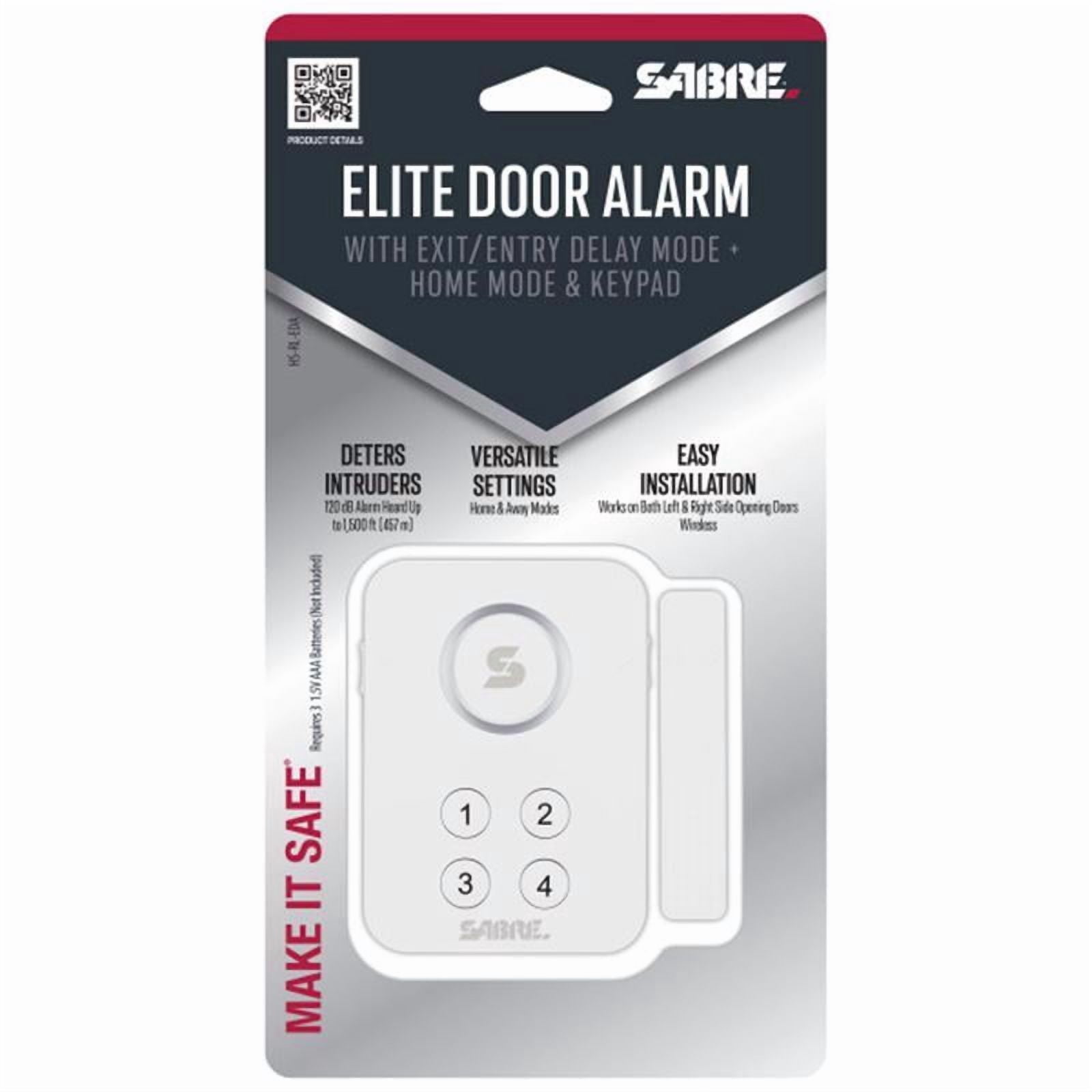 Sabre Battery Powered Indoor White Door Alarm - Walmart.com