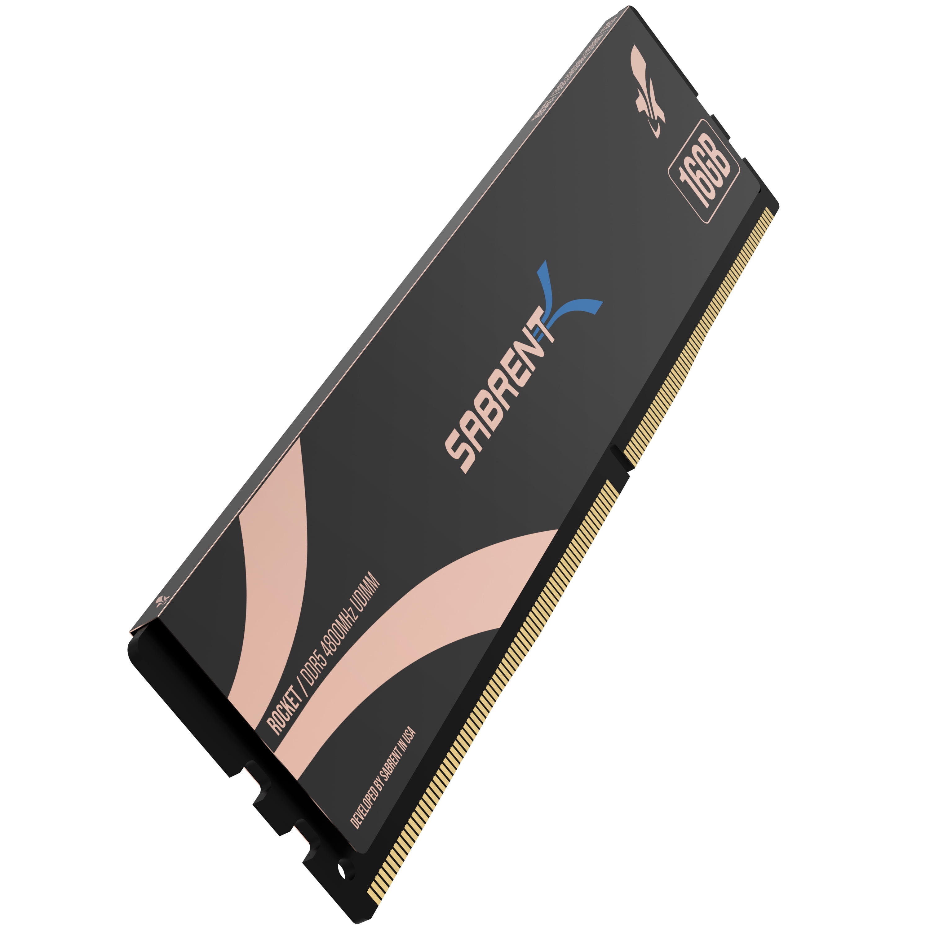 SABRENT Rocket Gaming 16GB DDR5 U-DIMM 4800MHz RAM Stick for Desktops ...