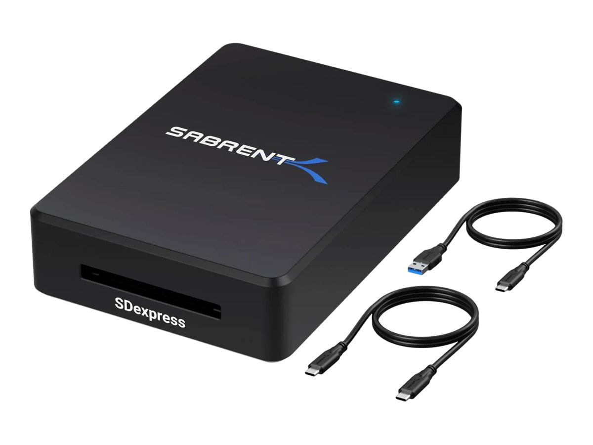 Sabrent - Card reader (SDHC UHS-I, SDXC UHS-I, SDHC UHS-II, SDHC UHS-II ...