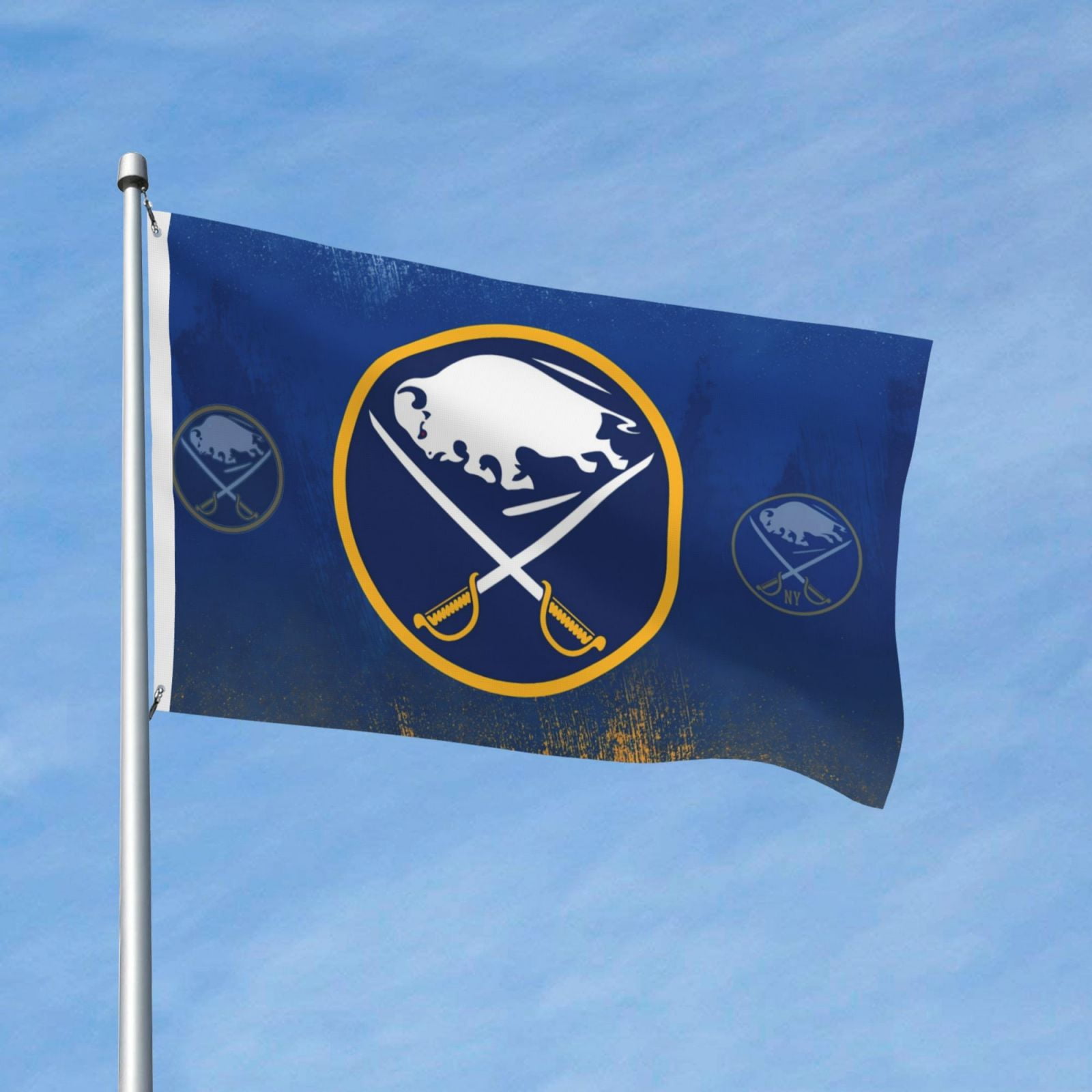 Sabres Hockey Team Double Sided 3x5ft Outdoor Flag, Lightweight Fabric ...