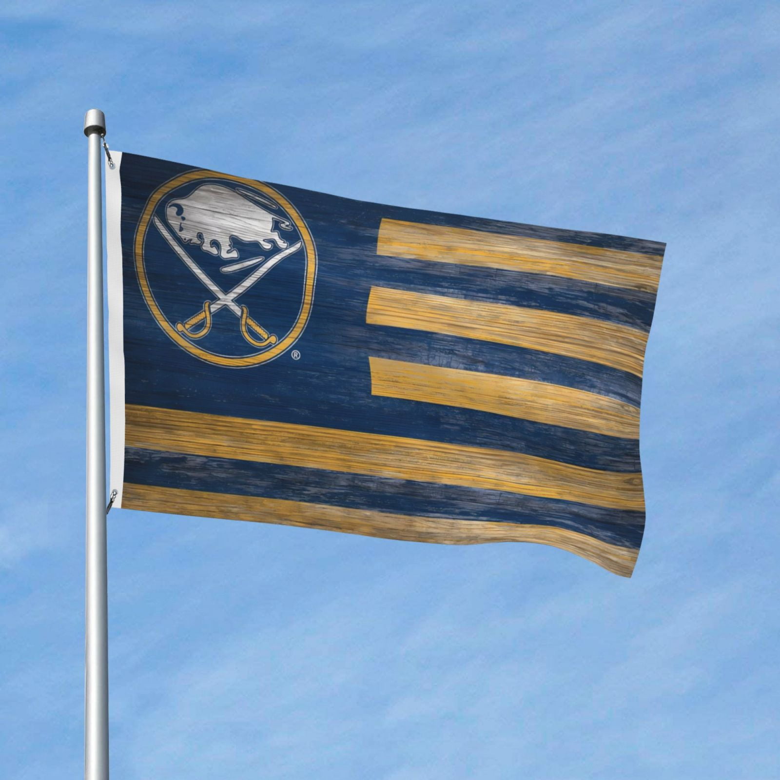 Sabres Hockey Team Double Sided 3x5ft Outdoor Flag, Lightweight Fabric ...