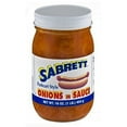 Sabrett Onions in Sauce Jar, Sweet Savory Condiment, 16 Oz Pack of Two ...