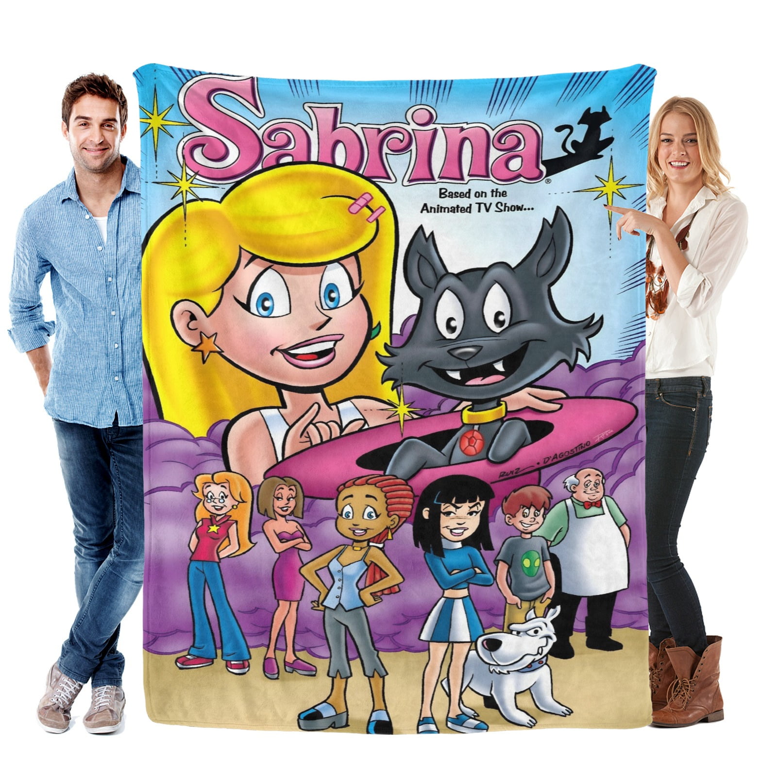 Sabrina The Animated Series-themed Pals Plush Throw Blanket Gifts for ...
