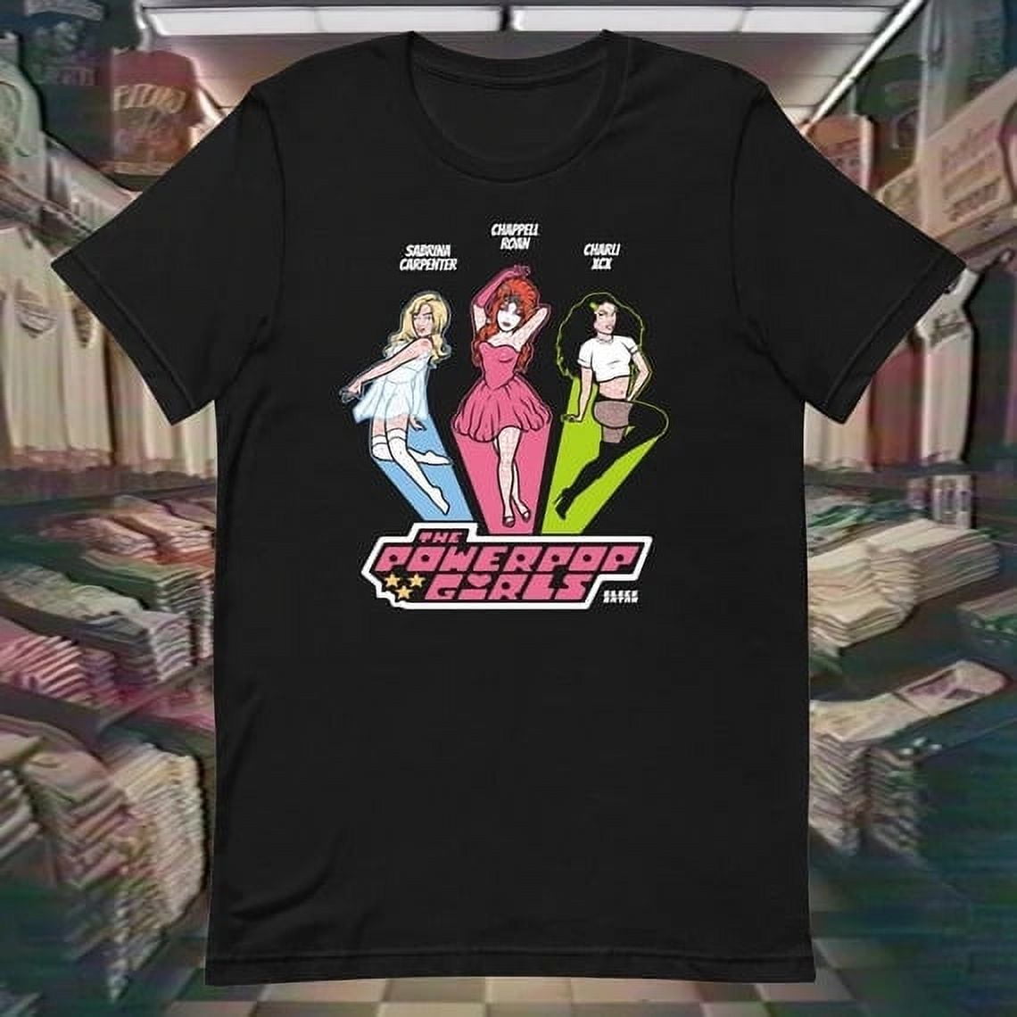 Sabrina Carpenter Chappell Roan Charli Xcx The Powerpop Girls Shirt ...