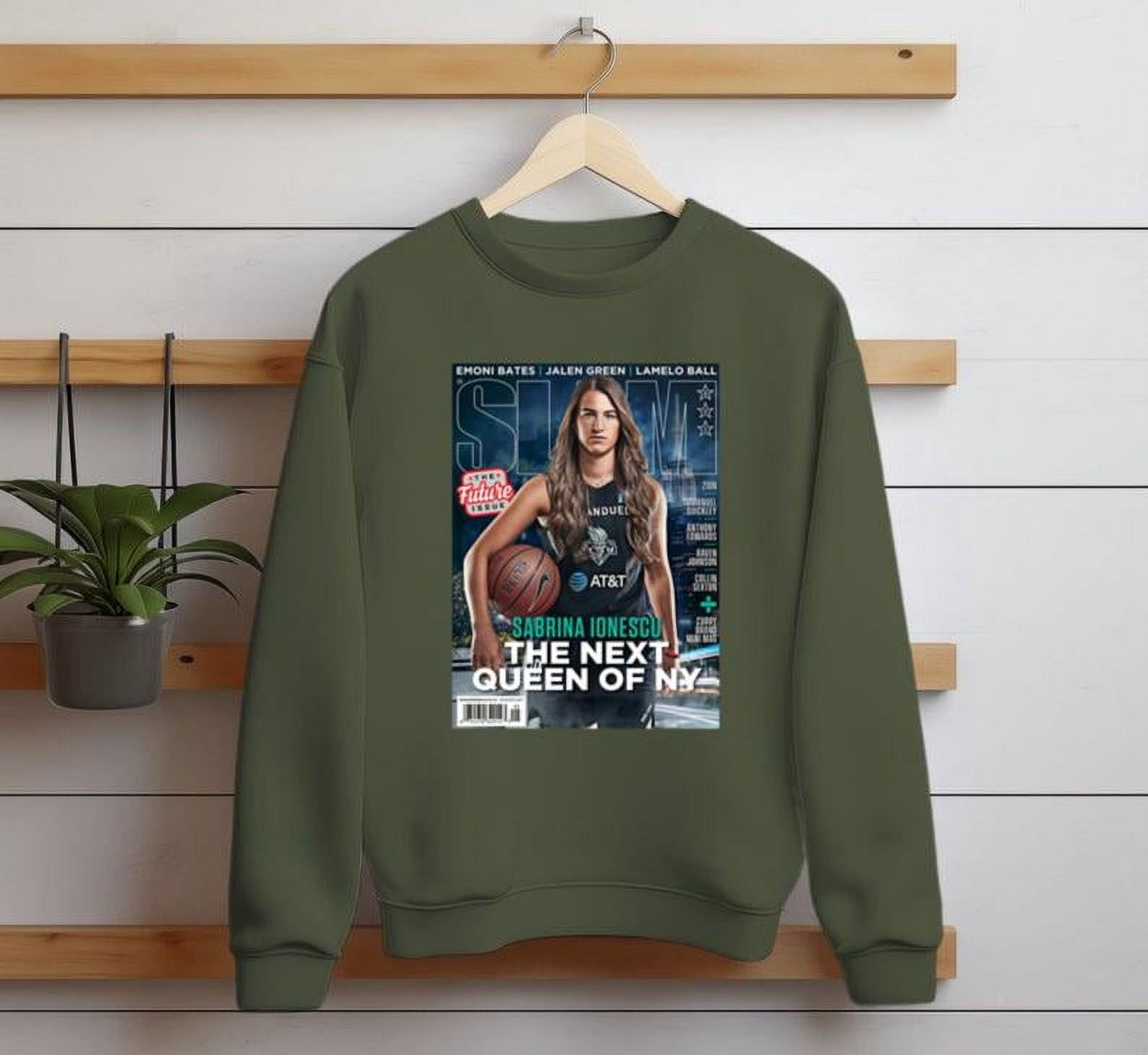 Sabrina Ionescu New York Liberty WNBA Slam Cover Tee Shirt - Walmart.com