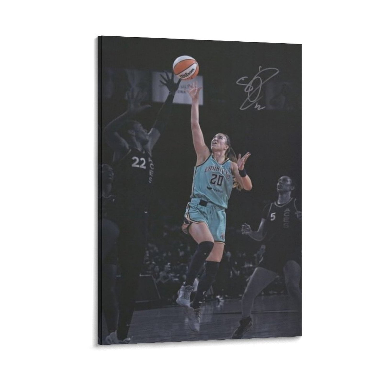 Sabrina Ionescu Poster Canvas Poster Artworks Canvas Poster Artworks ...