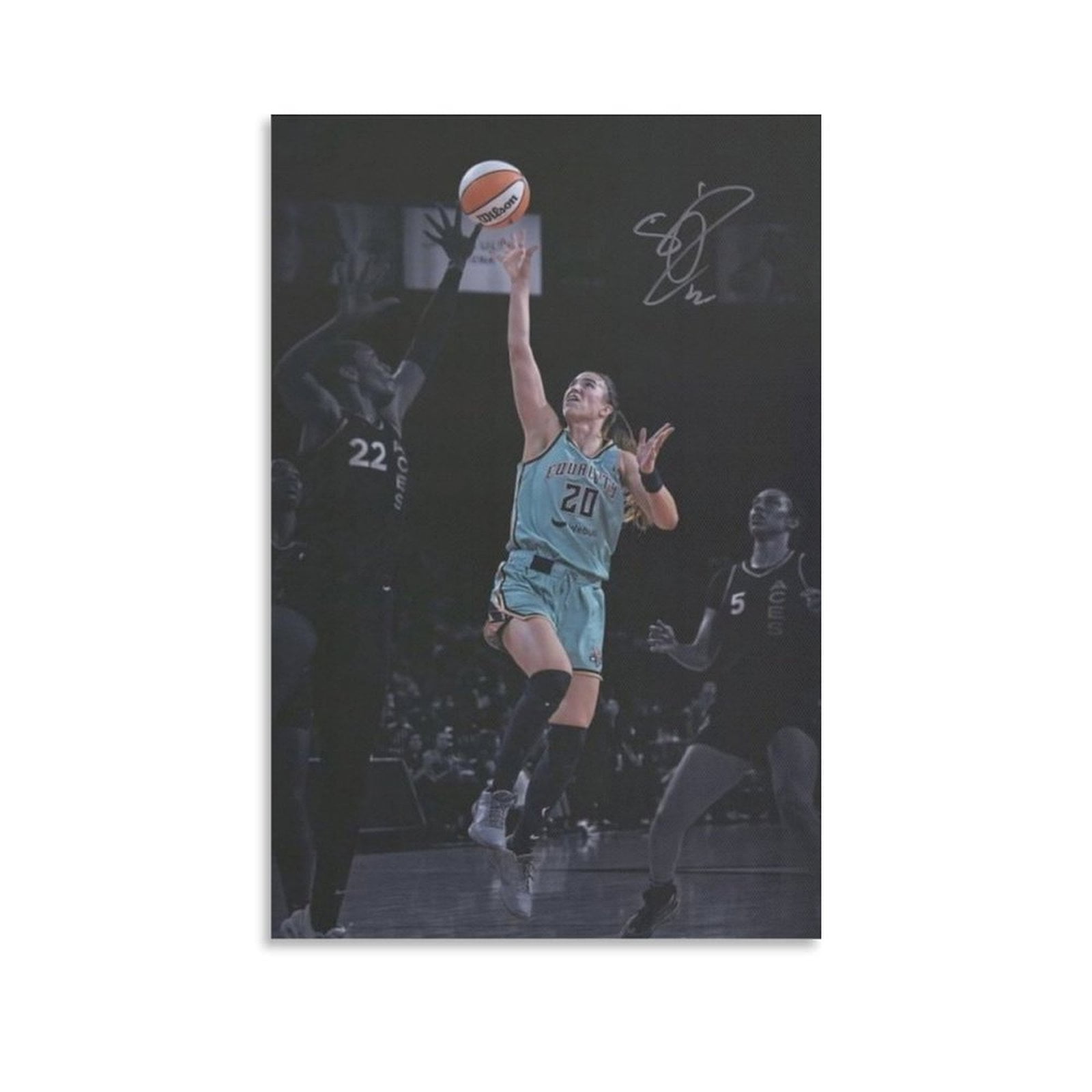Sabrina Ionescu Poster Canvas Poster Artworks Canvas Poster Print Photo ...