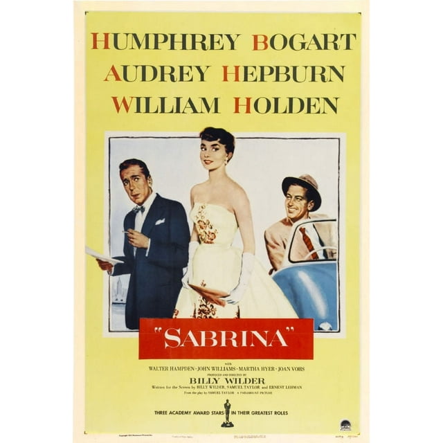 Sabrina Movie Poster audrey hepburn 16in x 24in Poster Square Adults Western Graphic - Walmart.com