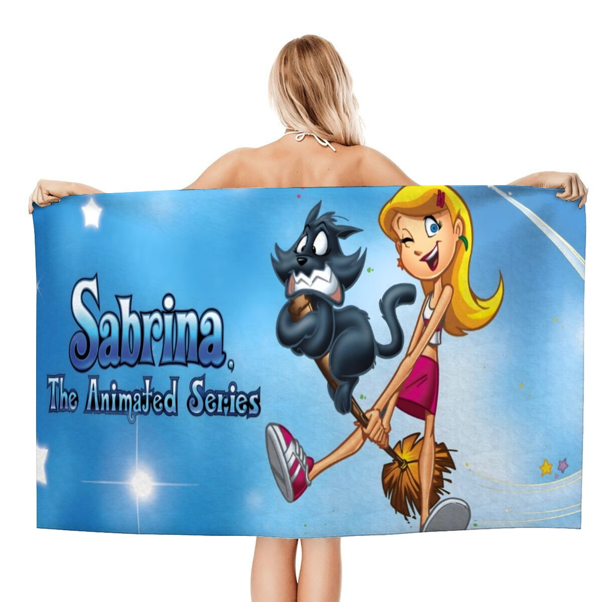 Sabrina The Animated Series-theme Gifts Quick-dry Beach Towel for Women Girl Birthday Inspired ...