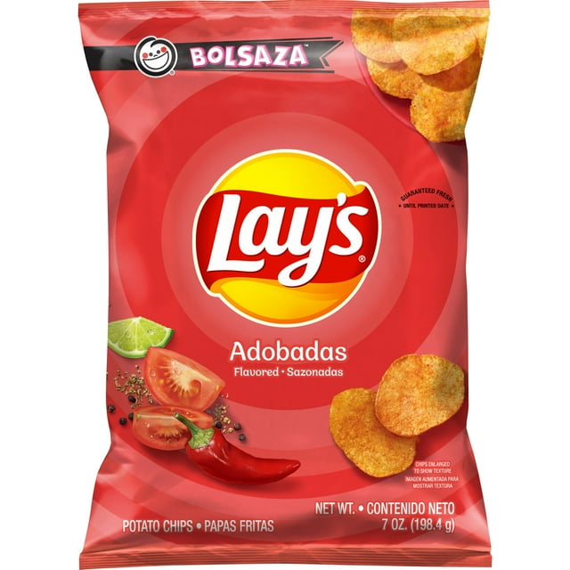 Sabritas Abobadas Flavor Potato Snack Chips, 7 Ounce Bag - Walmart.com