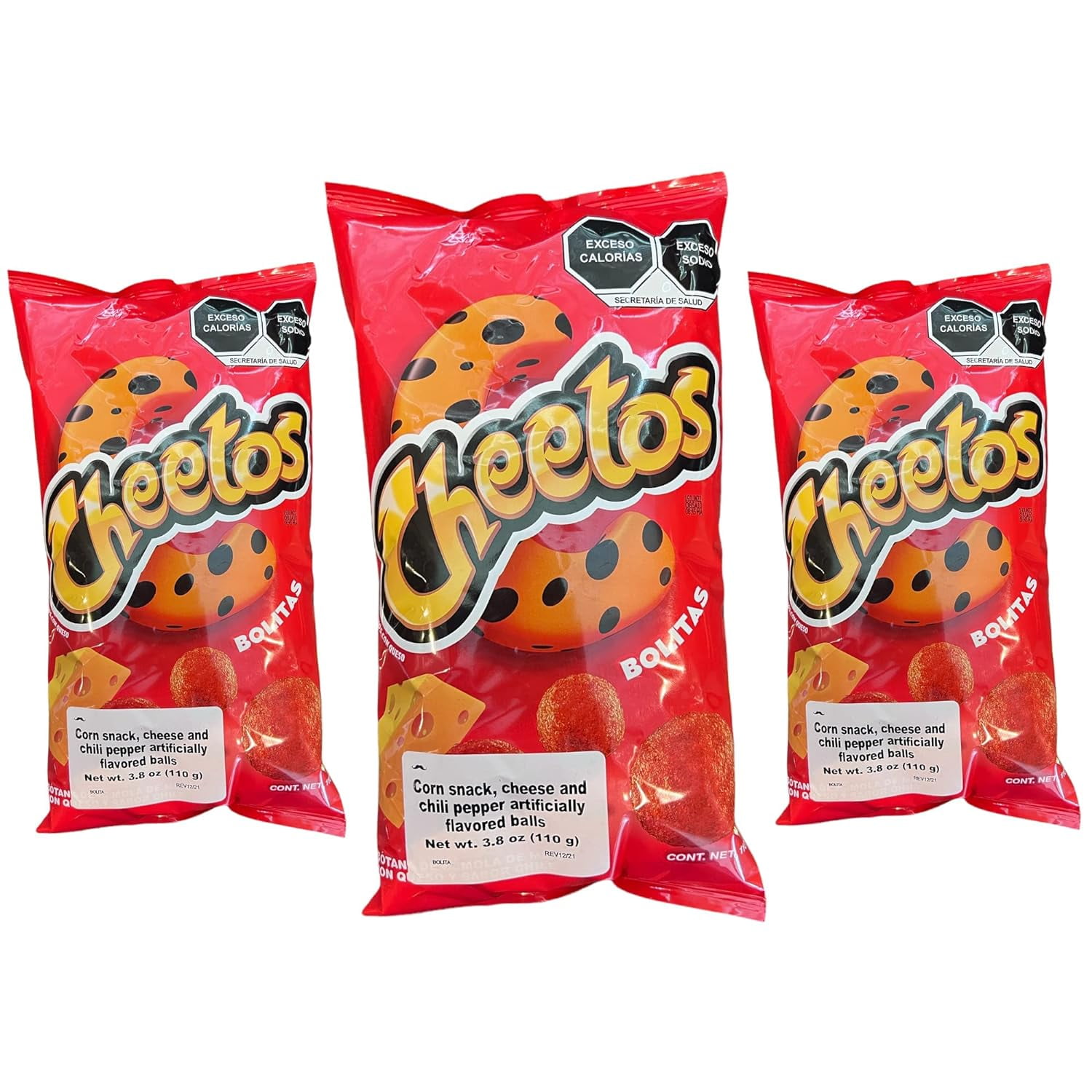 Sabritas Cheetos Bolitas Pack of 3 - Walmart.com