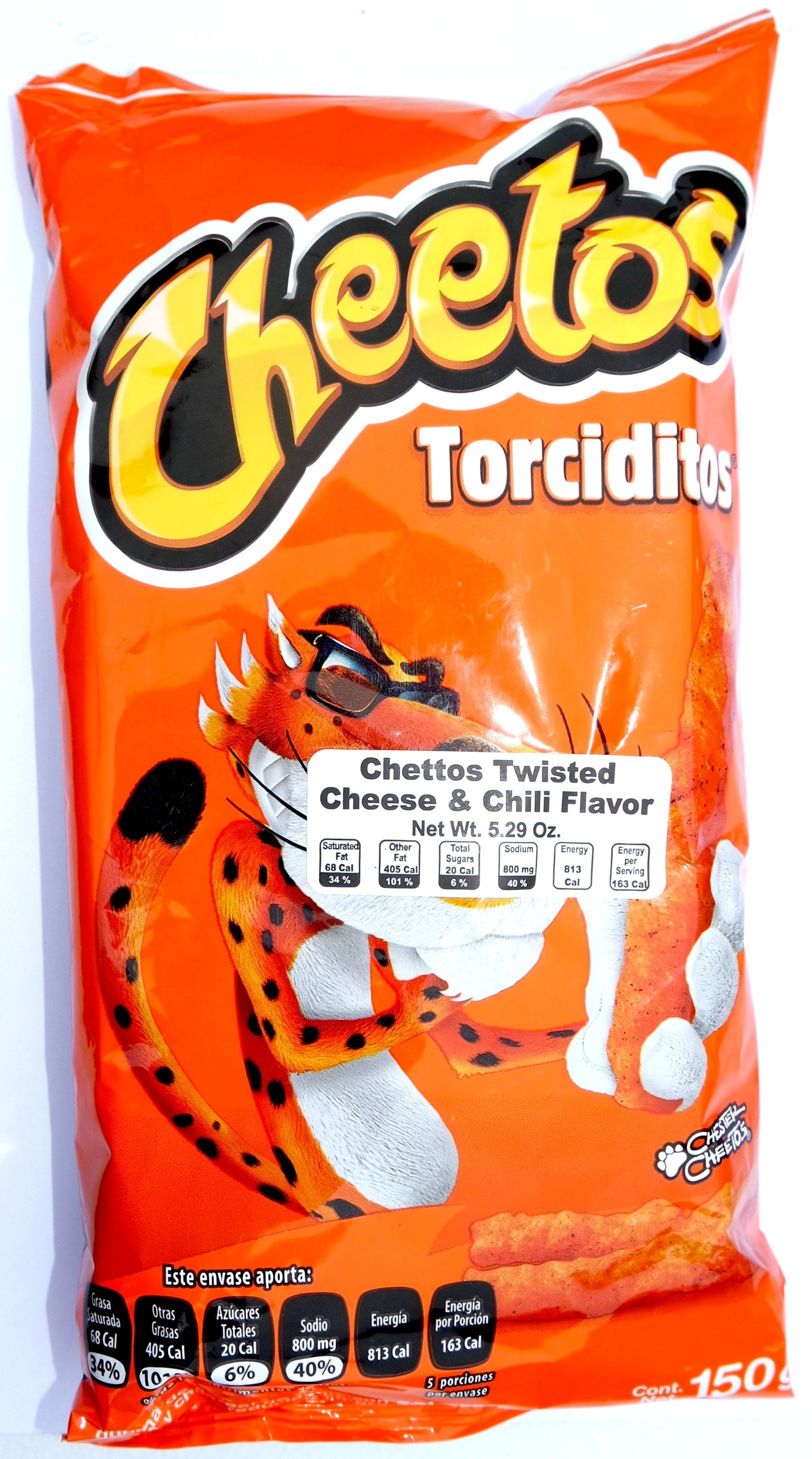 Sabritas Cheetos Torcido Chile Cheese Flavored Snack, 5.29 Oz ...