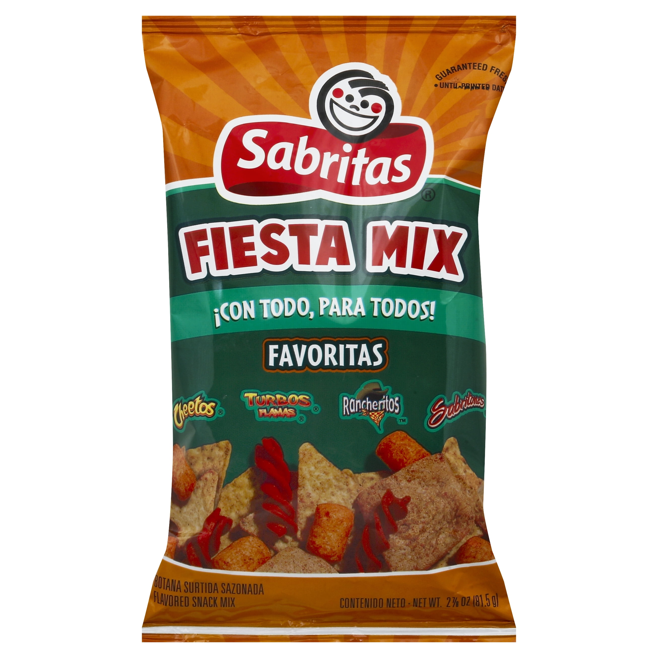 Sabritas Fiesta Mix Flavored Snack Mix 2.875 Ounces - Walmart.com