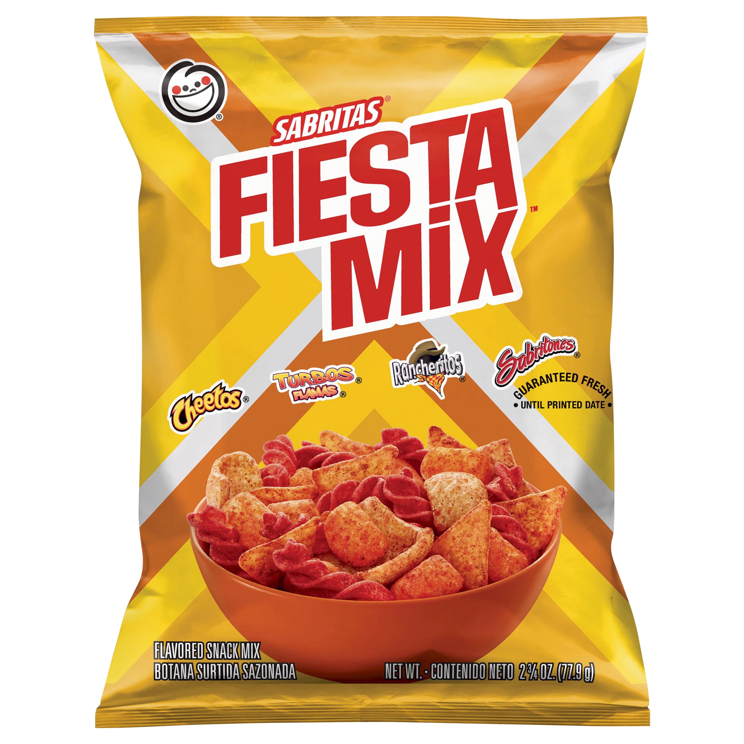 Sabritas Fiesta Mix Flavored Snack Mix Party Mix, 2.75oz Bag - Walmart.com