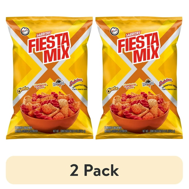 (2 pack) Sabritas Fiesta Mix Snack Chips, 6 Ounce Bag - Walmart.com