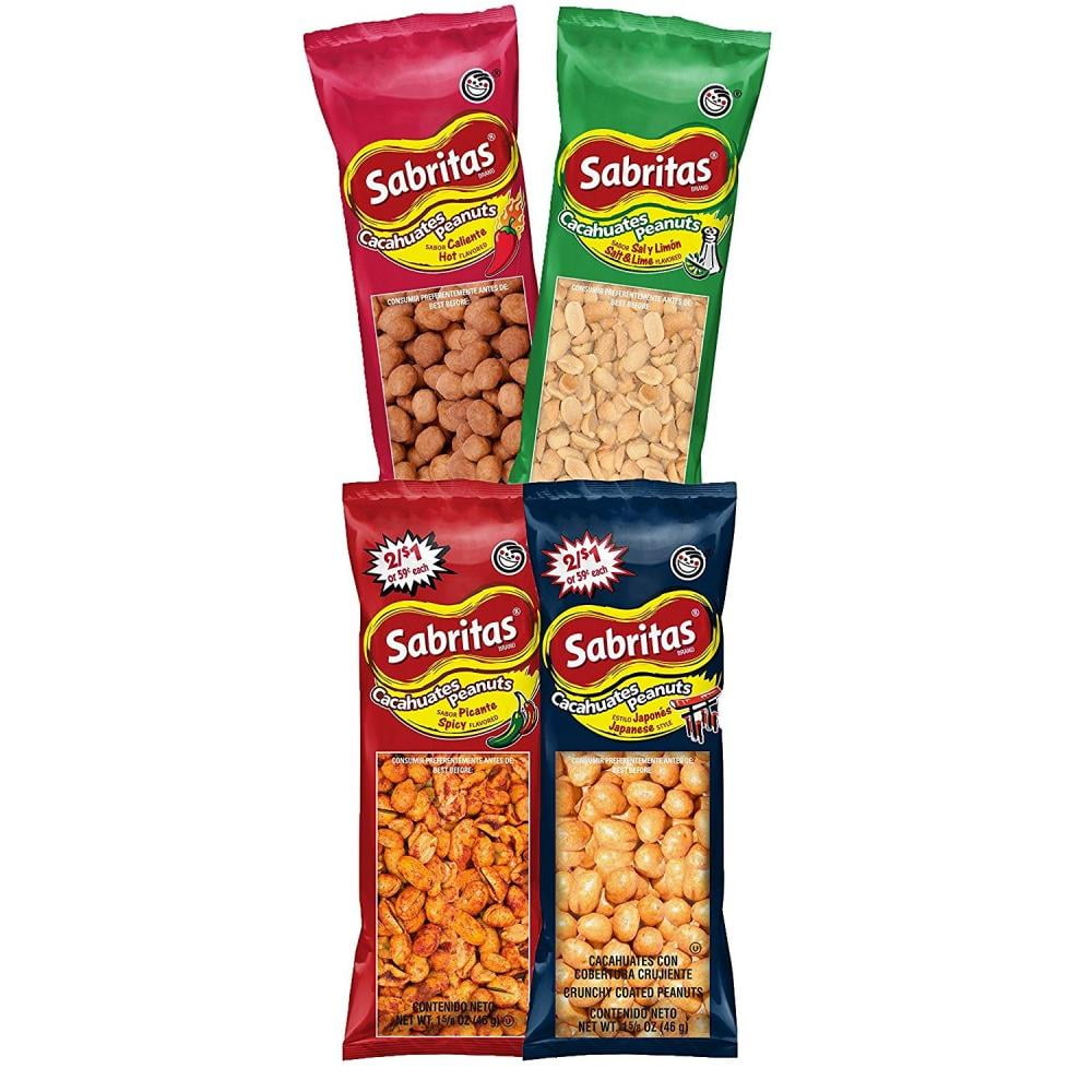 Sabritas Peanut Variety Pack 1 625 Ounce 36 Count Flamin Hot Salt