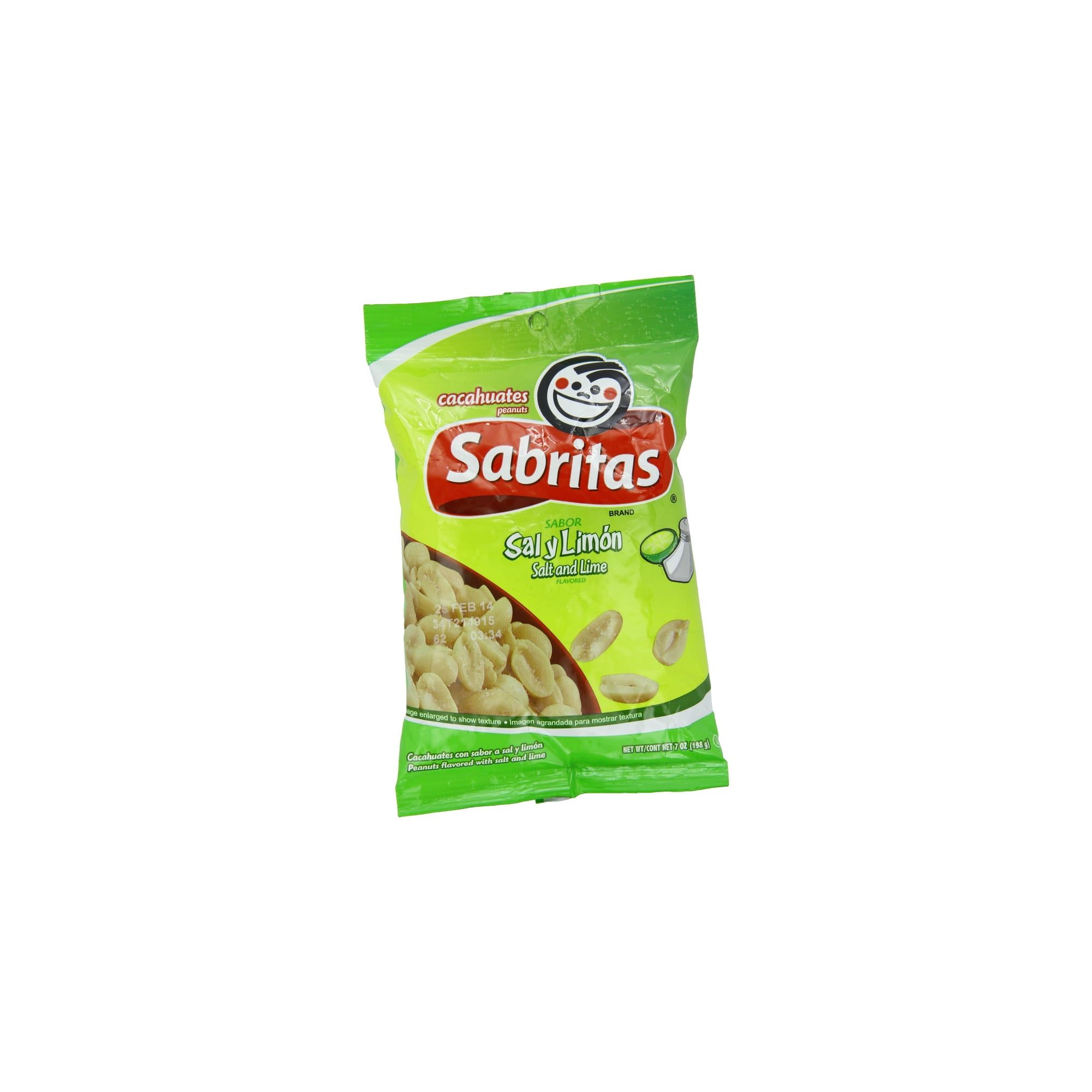 Sabritas Salt And Lime Peanuts 7 oz (Pack of 5) - Walmart.com