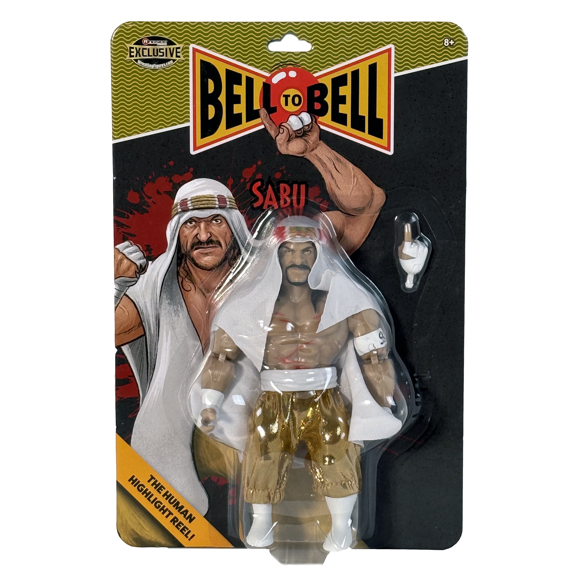 Sabu Gold Bell to Bell Ringside Exclusive Ringside Collectibles Toy ...