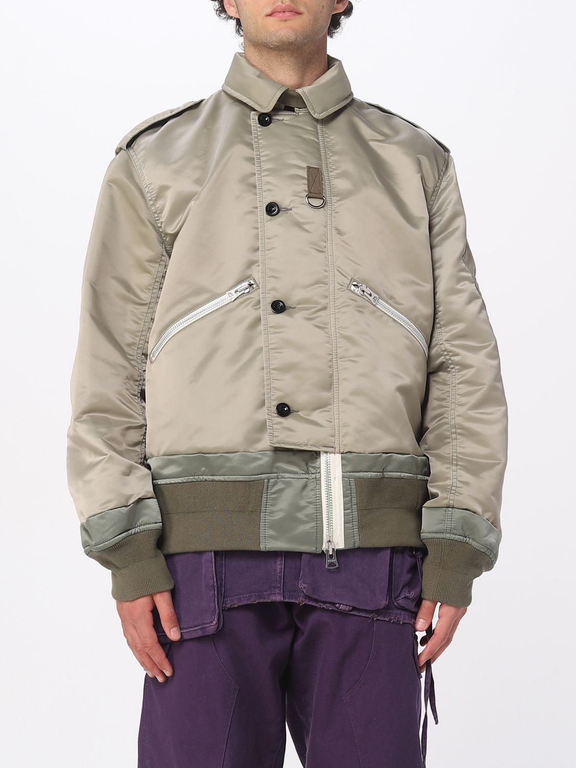 Sacai Jacket Men Kaki Men - Walmart.com