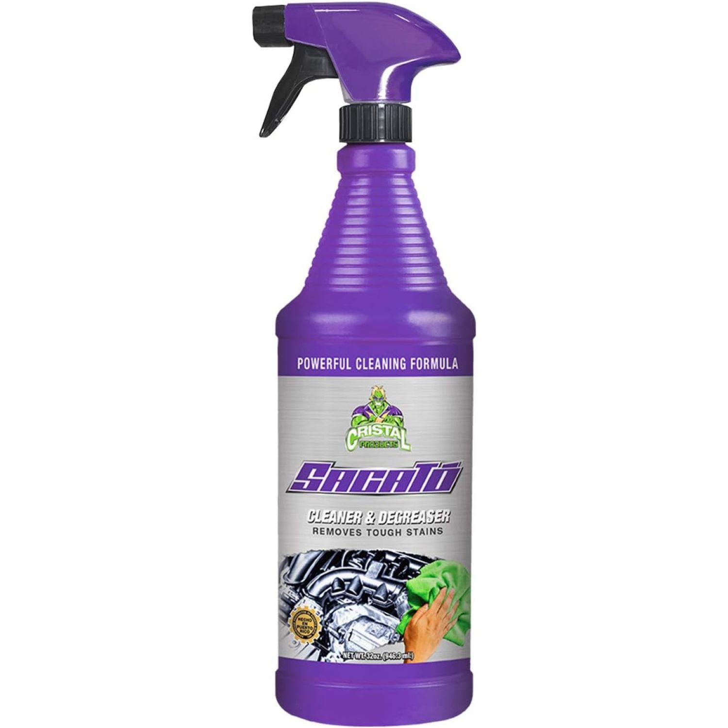 Sacato Cleaner & Degreaser (32 fl Oz) - Removes Tough Stains ...