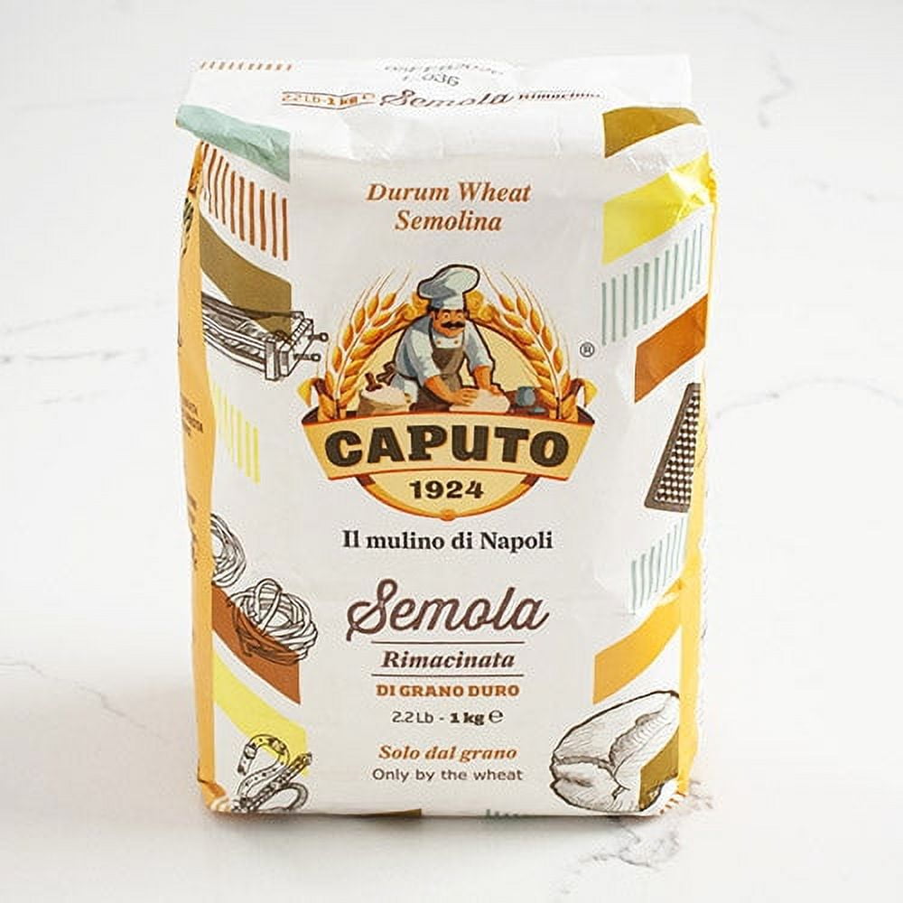 Caputo Saccorosso Semolina Flour, Italian 00 Wheat Flour for Pizza ...