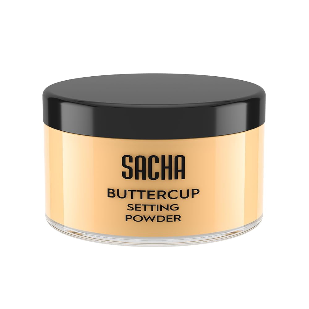 Sacha BUTTERCUP Setting Powder. No Ashy Flashback. Blurs Fine Lines and ...