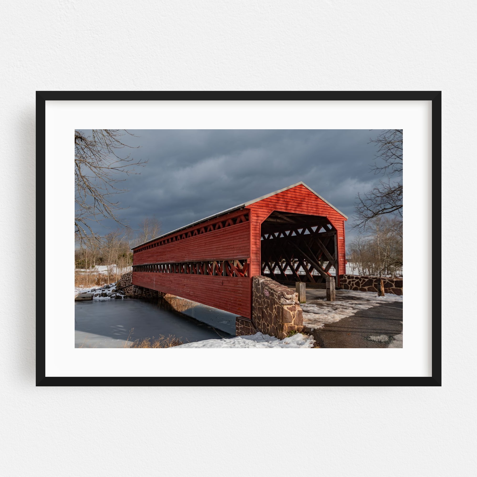 Sachs Covered Bridge, Gettysburg PA in Winter - Gettysburg Pennsylvania ...