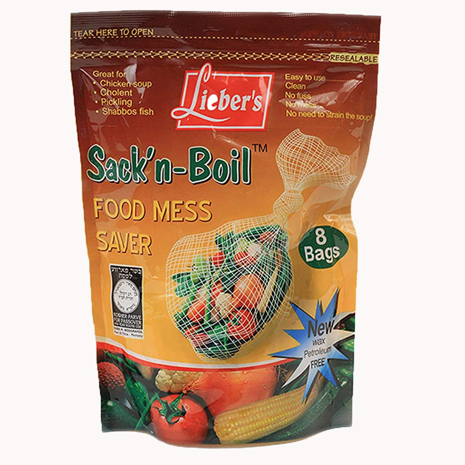 Sack Boil, Passover,8-cout - Walmart.com