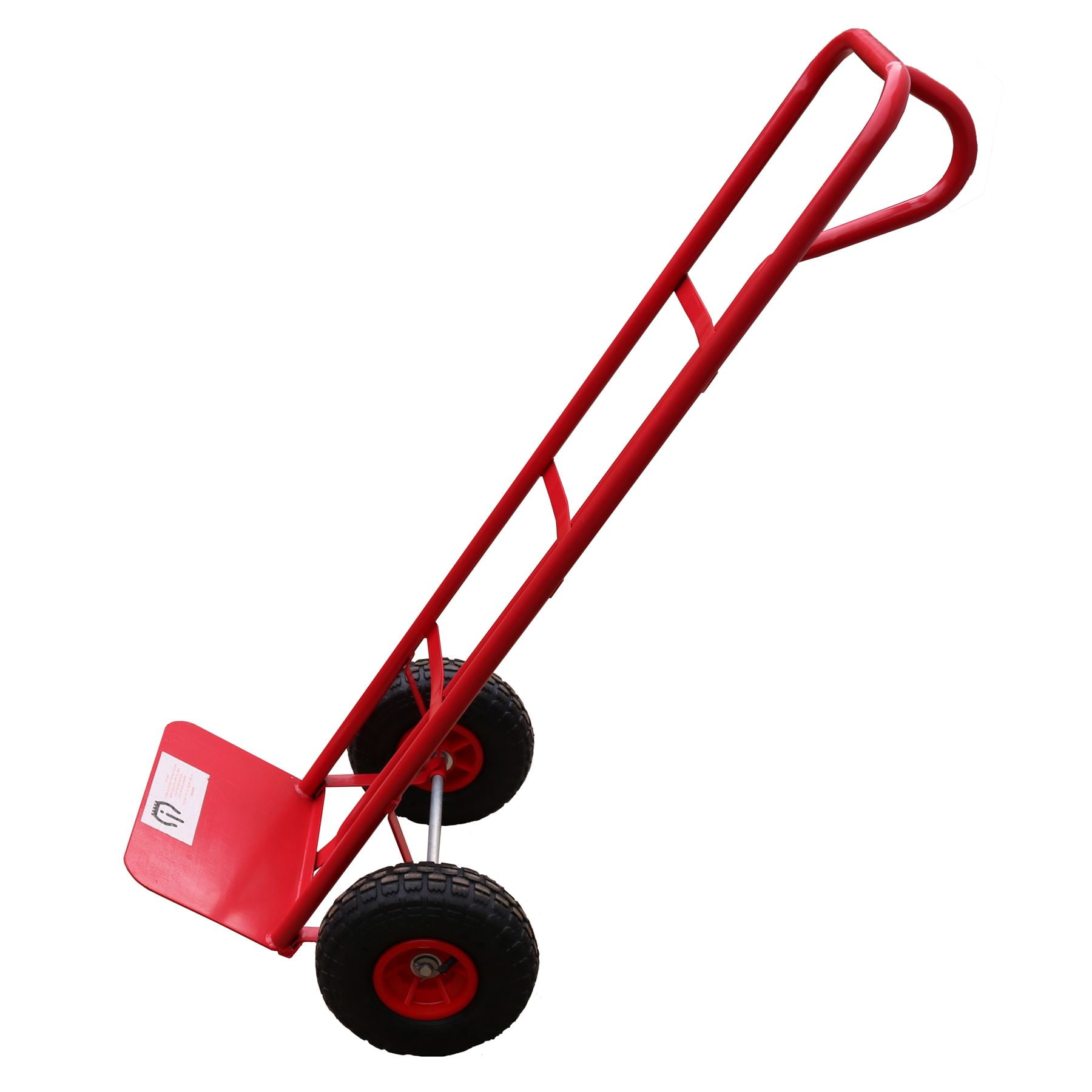 Sack Truck 600lb With Pneumatic Wheels Red Steel Hand Trolley Stacker ...