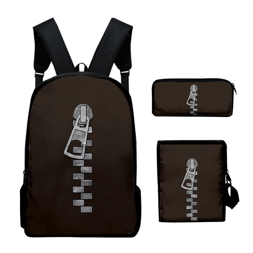 Sackboy Merch Game 3pcs/set Zipper Backpack 3D Print Waist Bag Work ...