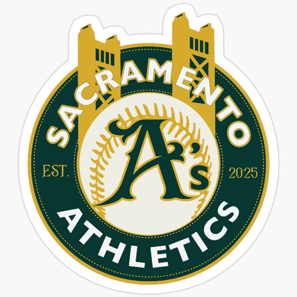 Sacramento Athletics Sticker Baseball Sticker, Football Sticker ...